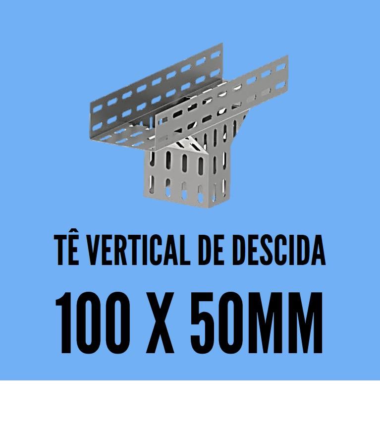 Te P/ Eletrocalha Descida Vertical Perfurado 100x50mm - ELETROPOLL ...